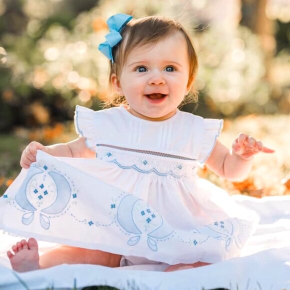 The Proper Peony | Dresses | Nwt Girls The Proper Peony Blue Primrose ...